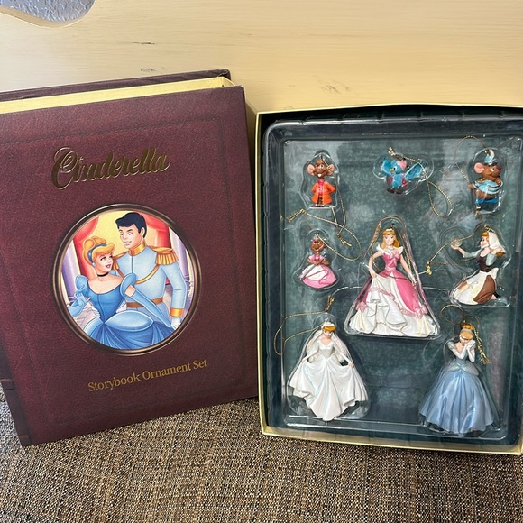 Disney | Holiday | Disney Storybook Ornament Set Cinderella | Poshmark